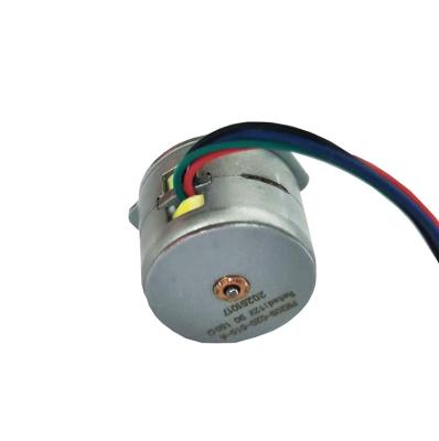 China 20mm diameter 12V DC 18 degrees step angle bipolar stepper motor with customizable options and gearbox assembly for sale