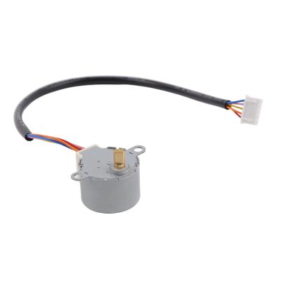 China Low price 28BYJ48 permanent magnet PM stepper motor with 64:1 ratio gearbox for sale