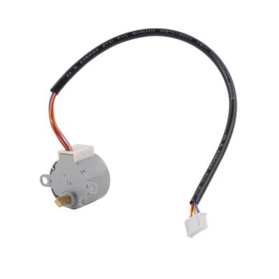 China Low price 28BYJ48 permanent magnet PM stepper motor with 64:1 ratio gearbox for sale