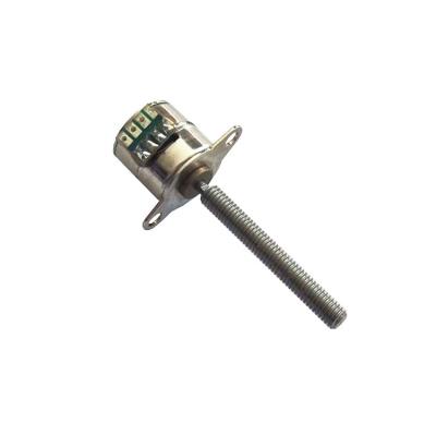 China 10mm Diameter Micro Stepper Motor with M3 Lead Screw Shaft and 5V Voltage Customizable Shaft Length and Lead Screw Type for sale