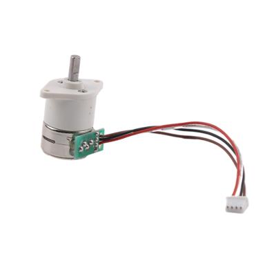 China 15BY gear stepper motor 5VDC high-precision stepper motor with POM white shell 2-phase 4-wire bipolar stepper motor for sale
