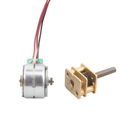China 2 Phase Micro Gear Stepper Motor High Torque  5V Mini Gearbox Step Motor for sale