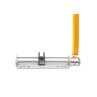 중국 40 밀리미터는 18 도 스텝 각 2 단계 스텝 모터와 라이너 슬라이더 작은  스텝 모터를 스트로우크합니다   VSM08138 판매용