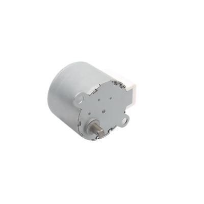 China 12V DC Geared Stepper Motor Step Angle 3.25°/22.25 Chinese Wholesale Supply Low Noise Permanent Magnet Stepper Motor for sale