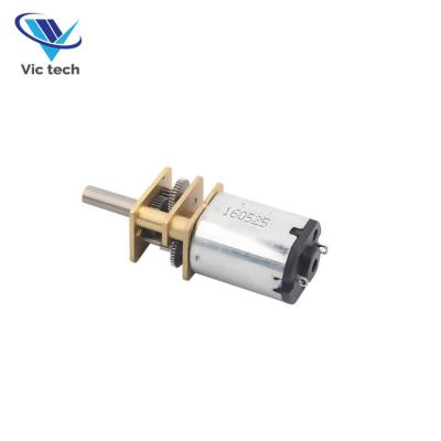 China 12mm Mini N20 Gearbox DC Motor 3v 6v 12v For Robot And Door Lock for sale