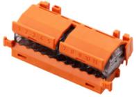 China High Performance Orange Compact Wire Connector For Installation On DIN35 Guide Rail for sale