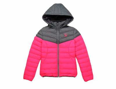 China Faded Glory Women's Fashion Puffer Coat With Fur-Trimmed Hood for sale