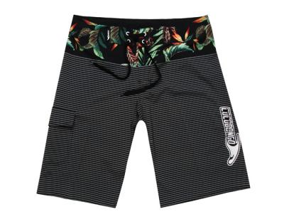 China Brand New High Quality Grid Style Men's Woven Boxer Beach Shorts Pants Color for sale
