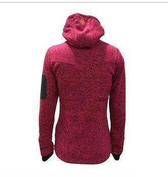 China 2017 Classic style slim fit women plain hoodies polar fleece jacket for sale