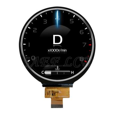 China Display LCD TFT circular de 4 polegadas, de qualidade automotiva, com um brilho de superfície de 1000 nits à venda