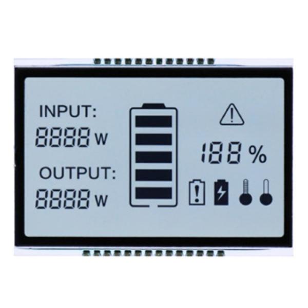Электрический счетчик энергии LCD, сегментный экран LCD для 86 многофункциональных трехфазных электрических счетчиков энергии