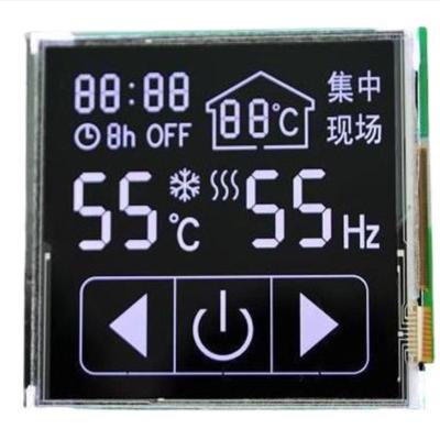 Quality Display LCD segmento VA personalizzato 12:00 Direzione di visualizzazione Dover/Bias 1/4 Dover Ultra-Low 2μA Consumo -20°C a 70°C Funzionamentofor sale