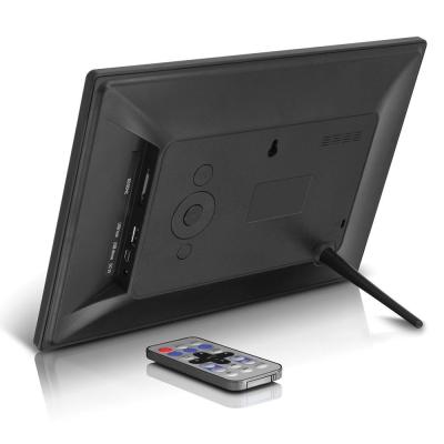 China 10.1 Inch Digital Photo Frame 1024x600 Loop Video Playback con 7 botones que soportan el sensor de movimiento en venta