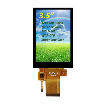 China 3.5 Inch TFT LCD Display With ILI9488 MCU Interface，3.5 Inch Capacitive Touch Panel TFT LCD Display for sale