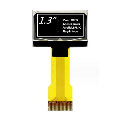 China 1.3 Inch Monochrome OLED Display Module 128x64 Pixel White/Blue Optional for sale