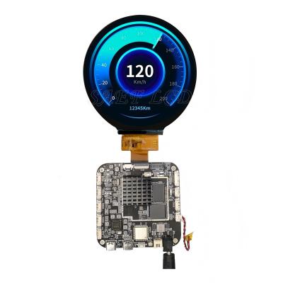 China 3.4 polegadas TFT LCD Rondão Monitor de Mídia Publicitária Com Android RK3566 à venda