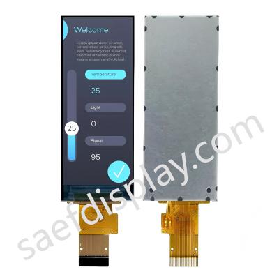 China 2Módulo de exibição LCD IPS TFT de 2 polegadas de comprimento- Resolução 200x480, interface MIPI, alto brilho 570 nits à venda