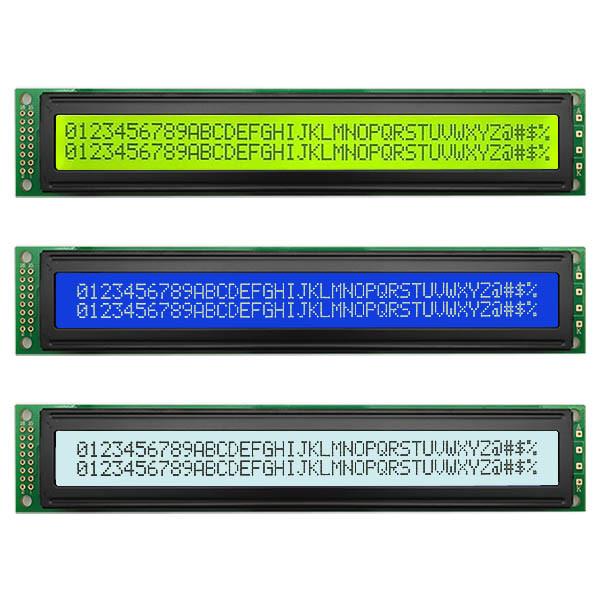 40x2 LCD Character Display Modules 4002 Monochrome COB LCM 16 Pin 8bit