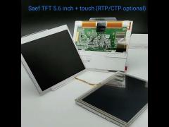 40抵抗タッチ パネルが付いているPin色5.6のインチTFT LCD RGBの表示