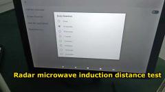 radar microwave induction distance test