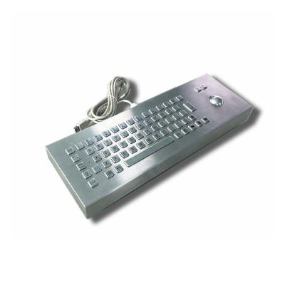 China Teclado industrial Desktop de IK07 IP65 SS304 com chaves do Trackball 65 à venda