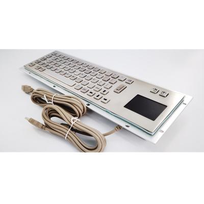 中国 触覚パッド付きワイヤード産業用キーボード USレイアウト フロントパネル サイズ 392 X 110 mm 販売のため