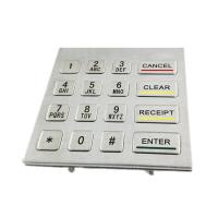China Waterproof Stainless Steel Numeric Keypad Windows/Linux Compatible for sale