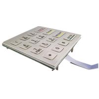 China Waterproof Stainless Steel Numeric Keypad Windows/Linux Compatible for sale