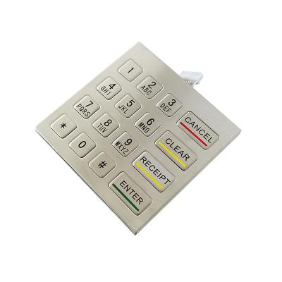 Cina Tastiera numerico in acciaio inossidabile IP65 con tastiera 4x4 in vendita