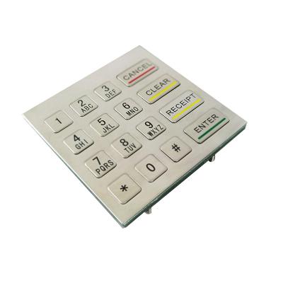 Cina Tastiera numerico in acciaio inossidabile IP65 con tastiera 4x4 in vendita