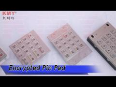 Metal Encrypted Pin Pad RS232 High Security Tamper Resistant For Kiosk