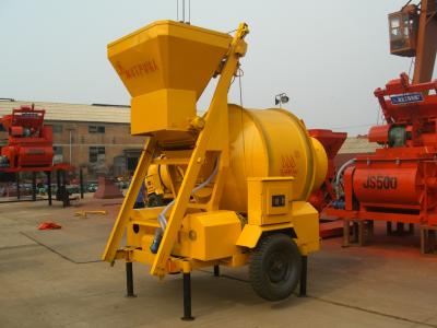 Cina ruota di gomma elettrica della betoniera 15rpm che guida tamburo reversibile 350L in vendita