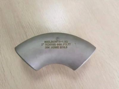China Copper Nickel C70600 45 / 90 Degree Butting Welding Elbow 1/2