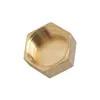 China CE ISO 1inch PN25 Copper End Cap Brass Plumbing Pipe Fittings For Pipe Connect for sale