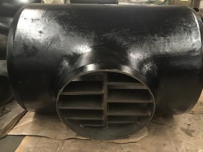 China ASME B16.9 Butt Welded Barred Tee Carbon Steel Equal Reducing Tee for sale