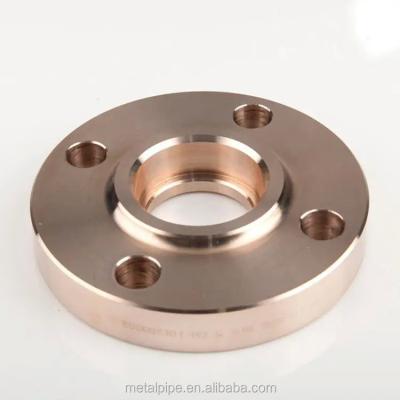 China Copper Nickel Cu-Ni 90/10 Uns C70600 Steel Flanges 600#Forged Flange for sale