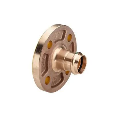 China ASME B16.5 Copper Nickel Slip On Flange C70600 Yellow Anti-Corrosion Coating for Marine Piping for sale