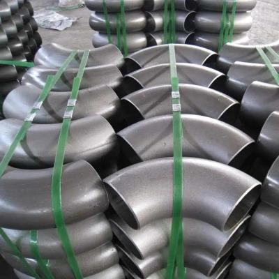 중국 C70600 구리 니켈 팔꿈치 90/10 1/2 " SCH 10S 엉덩이 용접 장착장 90도 긴 반지름 판매용