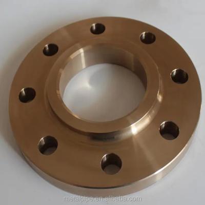 China Copper Nickel Flange C71500 Cuni 70/30 1/2'' SCH40 Raised Face Weld Neck Flange for sale