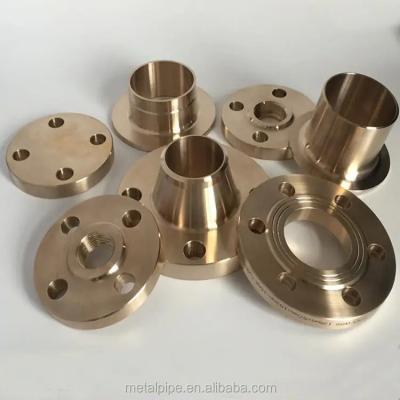 China ASTM B466 Copper Nickel UNS C70600 Slip On Flange Connector for Pipeline System for sale