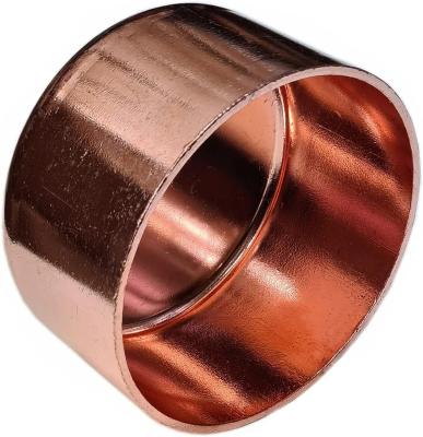 China Copper Forged Threaded End Cap 15 Inch SCH10 Sand Polishing Pipe Fitting for sale