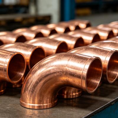 China Forged CuNi 70/30 Copper Nickel Elbow, 90° LR Low Temp Service ASTM B16.9 for sale
