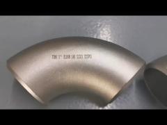 Metal Long Radius Elbow Nickel Alloy ASME B16.9 Special Steel Pipe Fitting