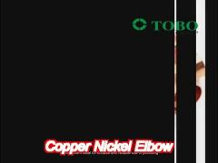 180 degree c71500 copper nickel elbow long radius customized sch 10s elbow butt welding fittings