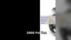 3000 Psi Reducing Tee High Pressure Industrial