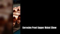 C70600 Copper Nickel 90 Degree Elbow Corrosion Resistant