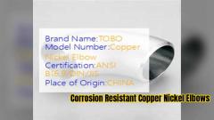 Durable Copper Nickel Elbow for Marine and Industrial Piping