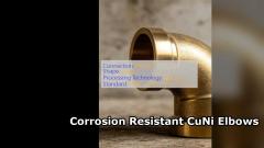 ANSI B169 CuNi 90 10 Elbow Seawater Corrosion Resistant