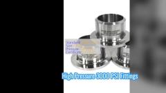 Carbon Steel Stub End 3000 PSI Lap Joint Flange Fittings