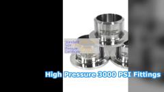 Carbon Steel Stub End Fittings 3000 PSI High Pressure